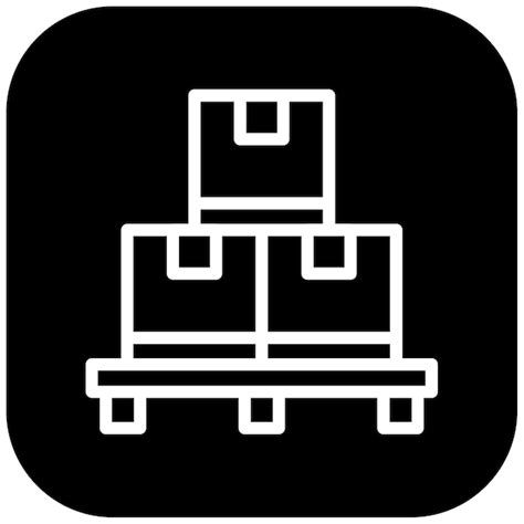 Premium Vector Pallet Vector Illustration