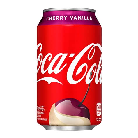 Coca Cola Cherry Vanilla Cans 355ml Sweet Taste Of America Home Of
