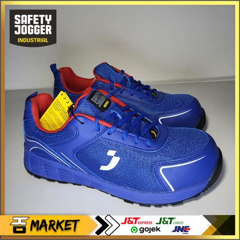 Jual Sepatu Safety Jogger Model Aak S1p Low Blue Toecap Composite