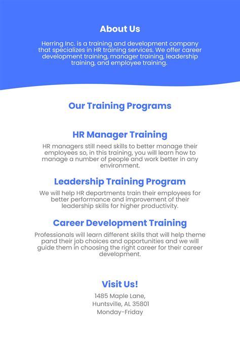 Training Handout Template In Illustrator Word Psd Download Training Handout Template In Illustrator Word Psd Download