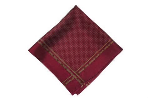 Colchester Burgundy Silk Pocket Square Aristocrats Bows N Ties