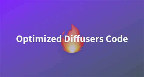 Optimized Diffusers Code A Hugging Face Space By Diffusers