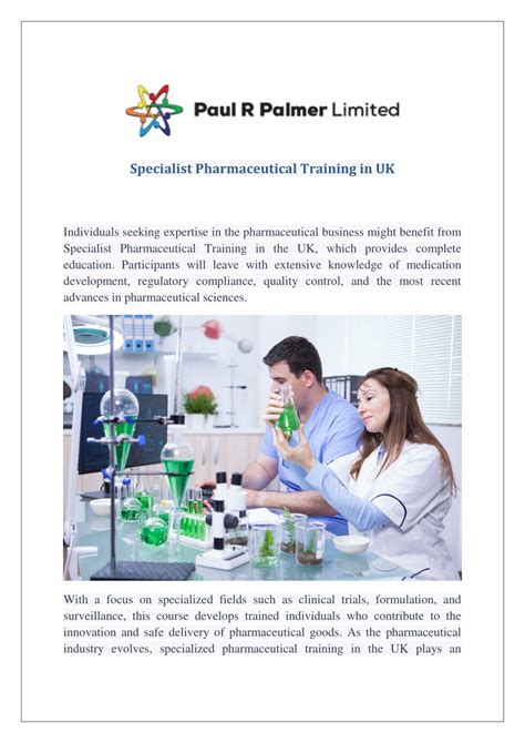 Ppt Specialist Pharmaceutical Training In Uk Powerpoint Presentation