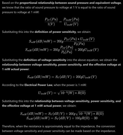 Algebraic Relation Between Sensitivities And Impedance More Complicated With Inductive