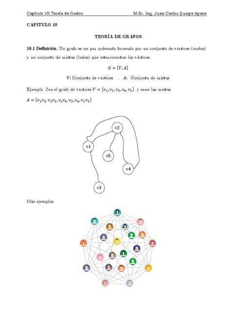 Capítulo 10 Teoria De Grafos I 2022 Pdf Vértice Teoría De Grafos