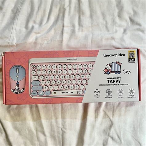 Thecoopidea Sanrio Tappy Wireless Keyboard Set Hello Kitty Computers And Tech Parts