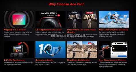 Insta360 Ace Pro And Ace Flagship 113 Sensor And Leica Co Engineered