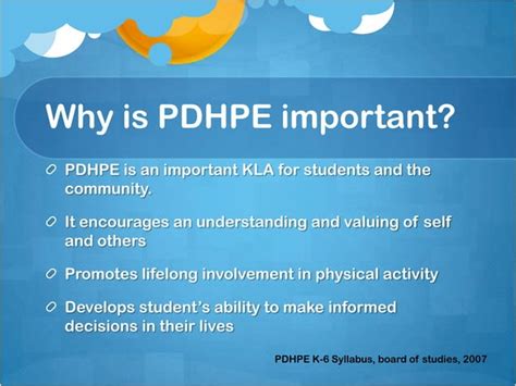 Pdhpe Presentation Pptx