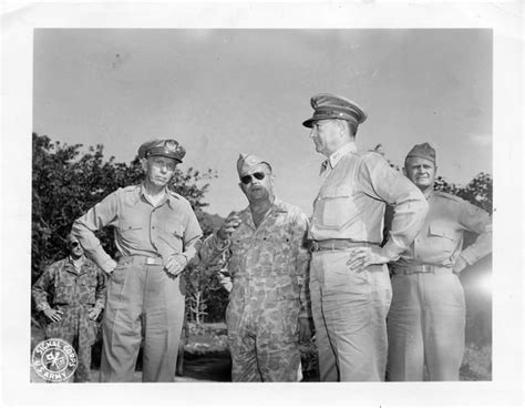 General George C Marshall Watches Troops In Training Circa Dec 1943