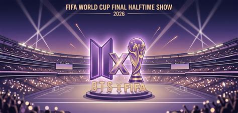 Bts To Headlinethe 2026 Fifa World Cupfinal Halftime Show Kpopwave