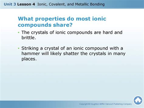 Do Ionic Compounds Form Brittle Crystals At Thomas Lujan Blog