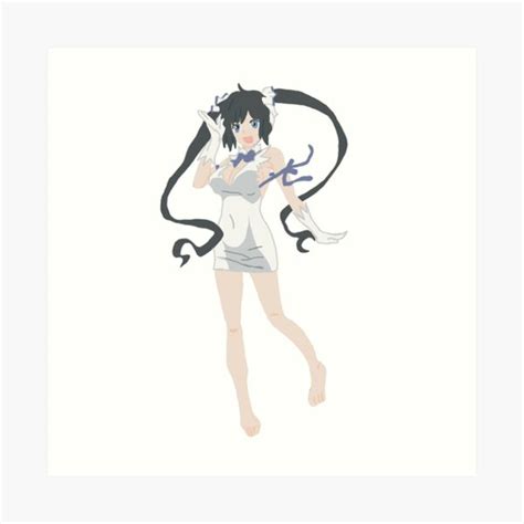 Danmachi Goddess Hestia Art Print For Sale By Phantomnicole Redbubble