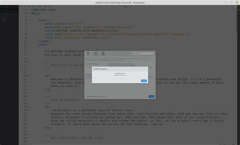 Brackets Has Several Issues In Ubuntu 1604 Xenial And Linux Mint Sarah Updated With Fixes