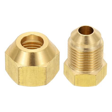 Uxcell 14 Flare Female X 38 Flare Male Brass Flare Tube Fitting
