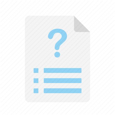 File Help Question Icon Download On Iconfinder