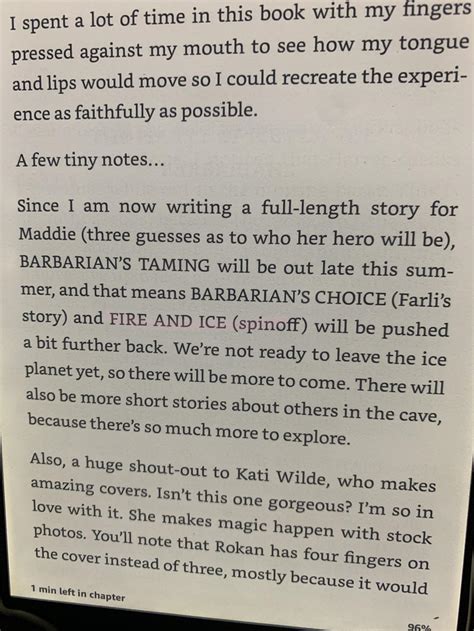 What Is This Spin Off Ruby Dixon Mentions At The End Of Barbarians Touch R Iceplanetbarbarians