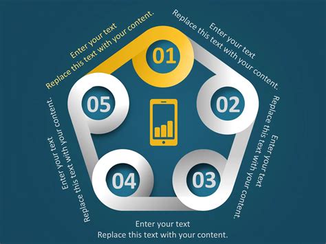 Communication Link Powerpoint Diagram Slide Communication Link