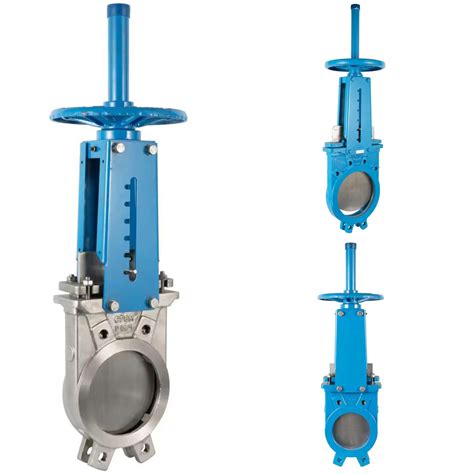 Hand Wheel Operated Dn150 Pn10 Cf8m Stainless Steel Ductile Iron Manual Knife Gate Valve