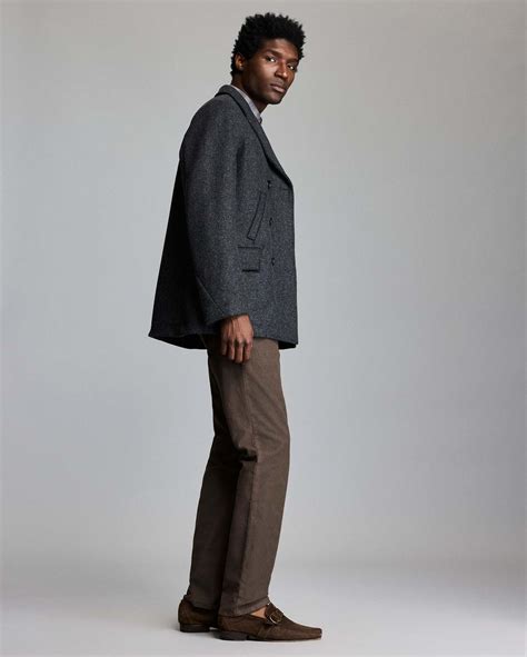 Billy Reid Bond Peacoat Grey Heather Garmentory