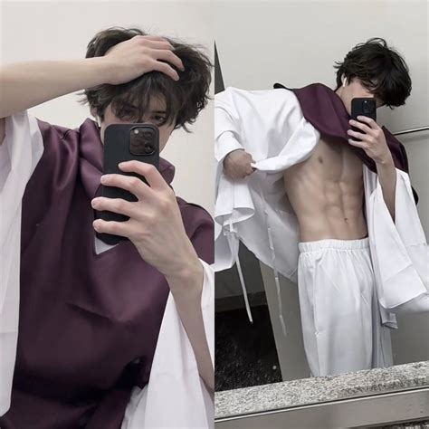 Shooshimooshi Lazily Cosplaying Choso From Jjk Buff Guys Emo Guys