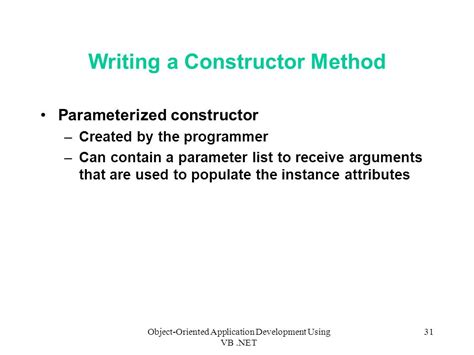 Object Oriented Application Development Using Vbnet 1 Chapter 6