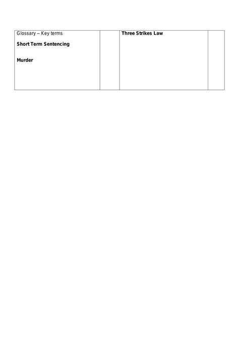 Specific Sentencing Rules Notes Crju301 Sentencing Theory And