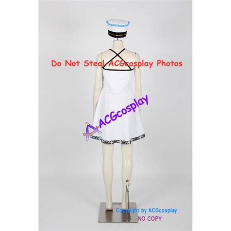 Hyperdimension Neptunia Blanc White Heart Cosplay Costume