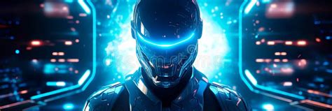 Programmer In A Space Age Suit Symbolizing The Future Of Coding In