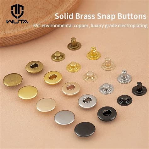 098us 72 Offwuta 20set Solid Brass Snap Fasteners Metal Snaps