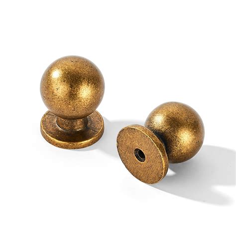 Knobs With Plates Khtumeware 2 Pack 1 1 4 Inch Brushed Brass Cabinet Knobs Brushed Gold Cabinet