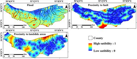 Maps Of Natural Hazards Criteria Effective On Rep Development