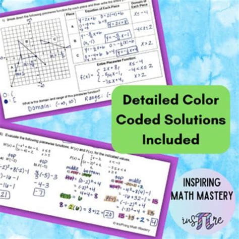 Graphing And Evaluating Piecewise Functions Warm Up Lesson Notes