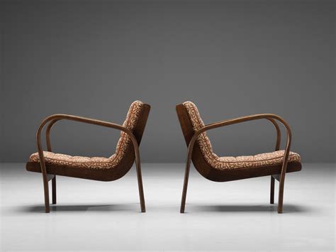 Karel Kozelka And Antonin Kropacek For Interier Praha Lounge Chairs For