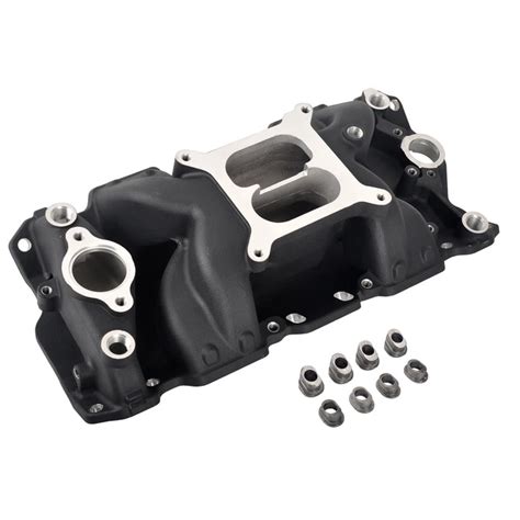Air Gap Dual Plane Aluminum Intake Manifold For Sbc Small Block Chevy