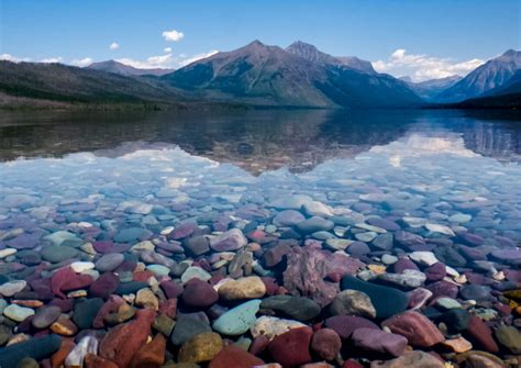 El Lago Mcdonald Y Sus Coloridas Rocas Mi Viaje