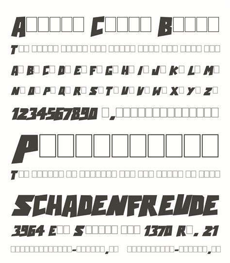 Action Comcs Black Font