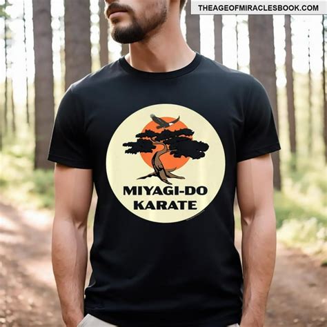 Cobra Kai Miyagi Do Karate Eagle Fang Bonsai Tree Dojo Logo T Shirt