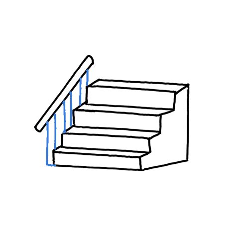 How To Draw Stairs Step By Step Easy Drawing Guides Drawing Howtos
