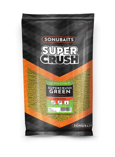 Sonubaits Supercrush Green Groundbait 2kg • Next Day Delivery • Tt