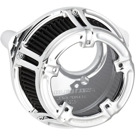 Arlen Ness Method Clear Series Air Cleaner Chrome For Harley