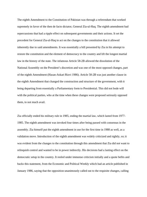 8th Amendment And Its After Effects Pdf Government Political Charters