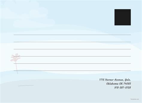 Holiday Postcard Template In Adobe Photoshop Illustrator