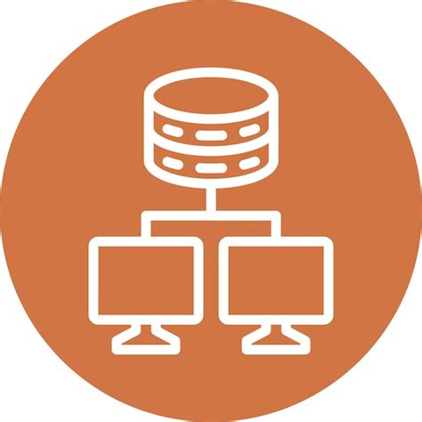Premium Vector Vector Design Database Network Icon Style
