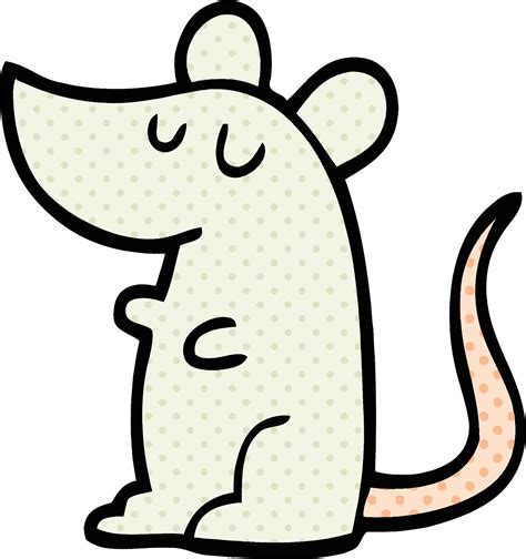 Comic Book Style Cartoon Mouse 12476791 Vector Art At Vecteezy