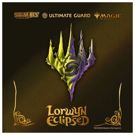 Ultimate Guard Play Mat Magic The Gathering Lorwyn Eclipsed Black