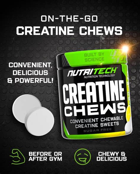 Wellness Combo Greens And Creatine Chews Nutritech Supplements South