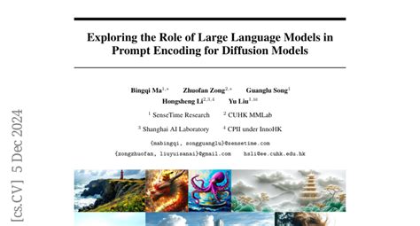 Exploring The Role Of Large Language Models In Prompt Encoding For Diffusion Models Ai For