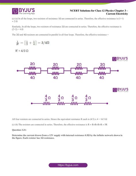 Ncert Solutions For Class 12 Physics Chapter 3 Current Electricity