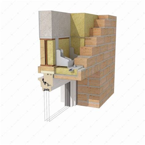Dl186 Timber Bifold Doors With Brick Soffit System Detail