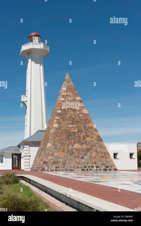 Lighthouse And Pyramid On Donkin Reserve Port Elizabeth Nelson
